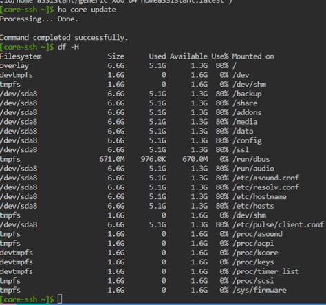 Cannot Update HA Core Home Assistant Community