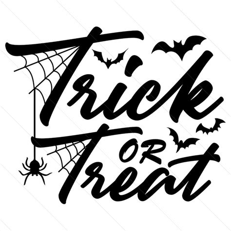 Trick Or Treat Svg Halloween Svg Halloween Spider Svg Inspire Uplift