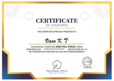 Vasu K T On Linkedin Java Javascript Mysql Certification Share