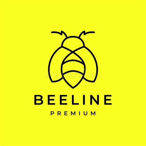 Bumblebee Insect Honey Bee Animal Modern Minimal Line Logo Design