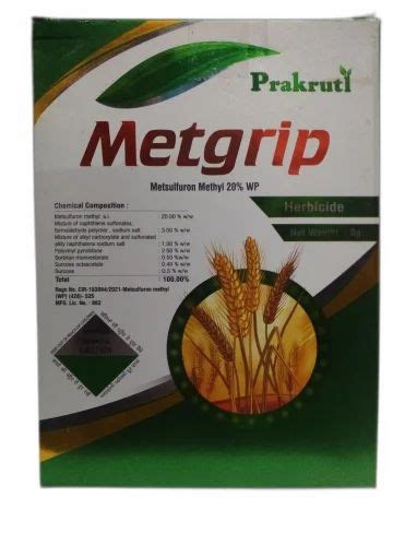 Metsulfuron Methyl 20 Wp Herbicide 8 Gm At Best Price In Surat ID