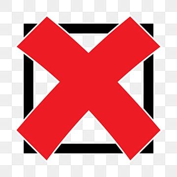 Wrong Mark Symbol