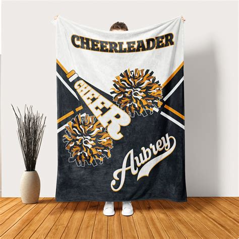 Personalized Cheerleading Blanket Luvint