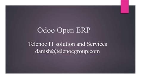 Odoo System Presentationpdf Databases Computer Software And Odoo System Presentationpdf Databases Computer Software And