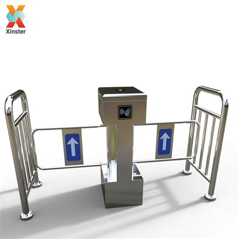 Rfid Speed Turnstile Barrier Gate Access Control System Retractable Swing Barrier Turnstile