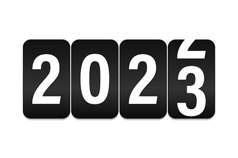 새해 2023 흰색 배경에 카운터가 있는 벡터 일러스트 레이 션 종점에 대한 스톡 벡터 아트 및 기타 이미지 종점 파티