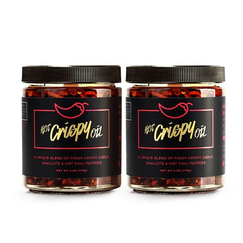 Hot Crispy Oil Original Hot Chili Oil With Garlic Shallots And Hot