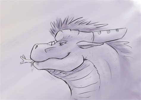 Furrybooru Dragon Duo Eye Ridges Feral Grin Headshot Horn Human Ijzer