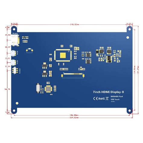 Raspberry PI Inch HDMI TFT LCD Display With Capacitive Touch Screen Lcdoleddisplay