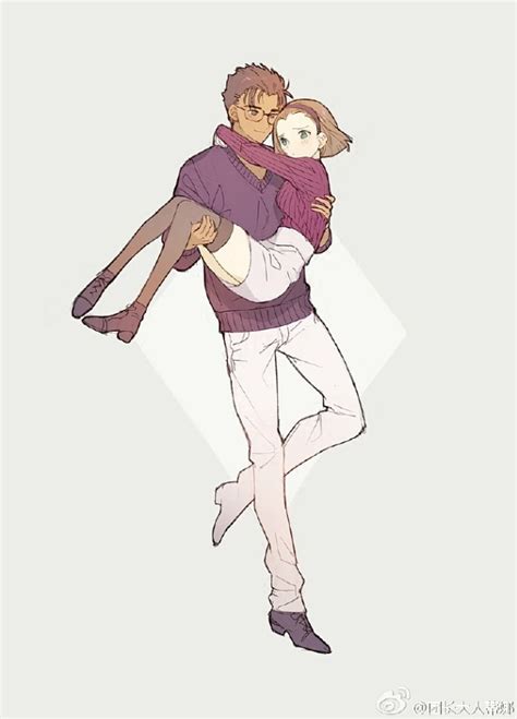 名侦探柯南 柯南里甜甜的情侣们，最后真是哈哈哈哈哈哈id18423261 花瓣网