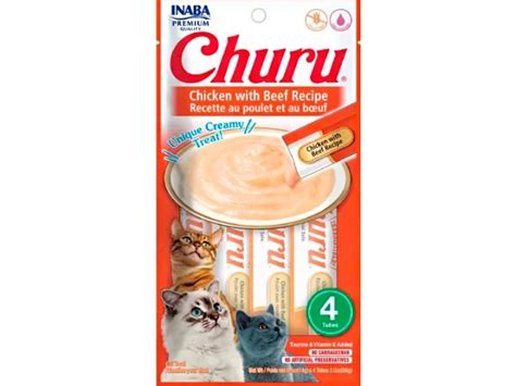 SNACK CHURU POLLO Y CARNE PARA GATOS | Para Mi Mascota