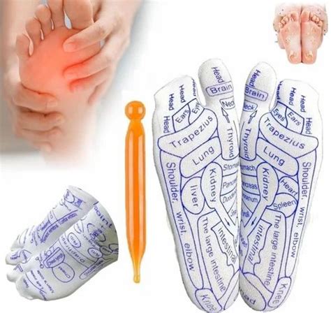 Acupressure Reflexology Socks Reflexology Foot Massage Socks