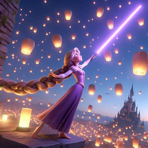 Rapunzel As A Jedi Knight By Mnjedi On Deviantart