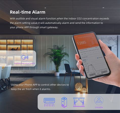 2024 Smart Co2 Air Quality Sensor Zigbee Air Quality Monitor Detector Formaldehyde Detection
