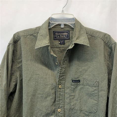 Abercrombie Fitch Button Up Shirt Mens Adult Depop