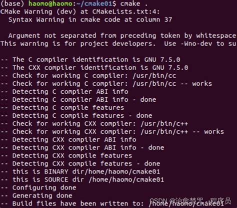 Ubuntu系统cmakelists例子ubuntu Cmakelist Csdn博客