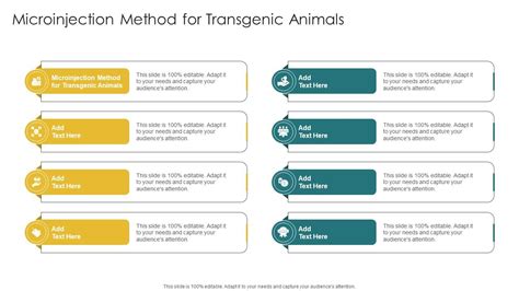 Microinjection Method For Transgenic Animals Ppt Slides Acp Ppt Sample