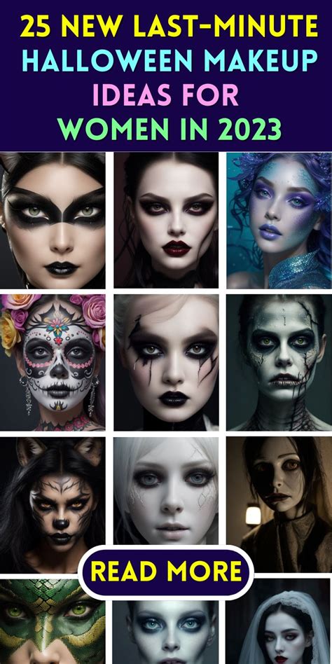 25 New Last Minute Halloween Makeup Ideas For Women In 2023 In 2023 Halloween Makeup