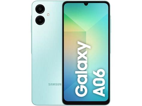 Smartphone Samsung Galaxy A06 128gb 4gb Ram Verde Claro 67 Câm Dupla