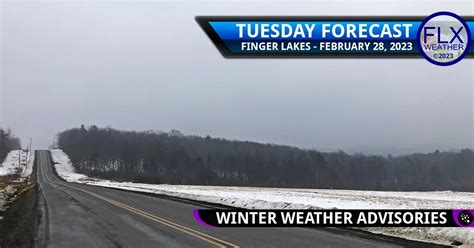 Snow Mixed Precipitation Wind Down Today Finger Lakes Weather