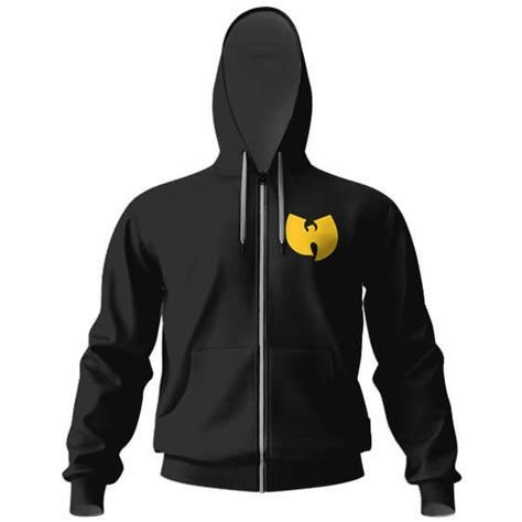 Wu Tang Crew Members Portrait Photo Zip Hoodie