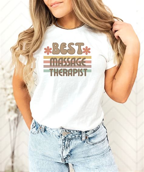 Massage Therapist T Shirt Massage Therapy Shirt T For Masseuse