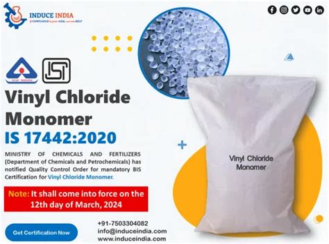 Isi Mark Certification For Vinyl Chloride Monomer In New Delhi Id