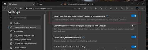 Microsoft Is Testing Deeper Integration Between Collections Bing And The Follow Feature R