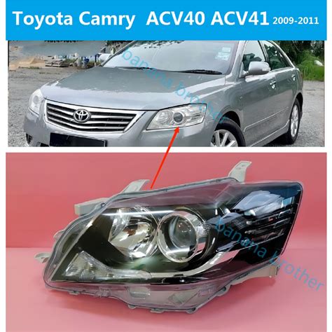 Toyota Camry Headlamp ACV40 Halogen Headlamp ACV41 Black Base 2009 2011