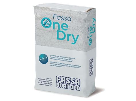 Intonaco Deumidificante Fassa One Dry Fassa Edilportale