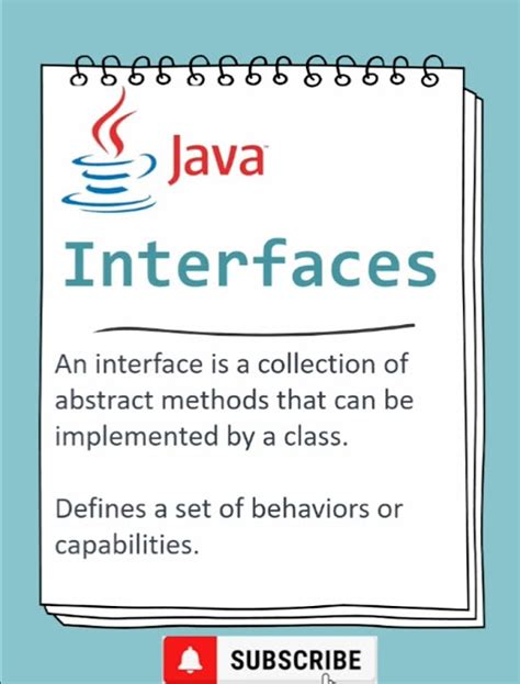 Java 12 Interfaces In Java Simplest Explanation Shorts Subscribe Java Youtube