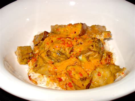 Behind The Burners Red Curry Of Beef And Eggplant