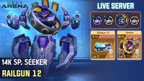Can A 14k Squad Power Handle The Seeker Railgun 12 Mech Arena