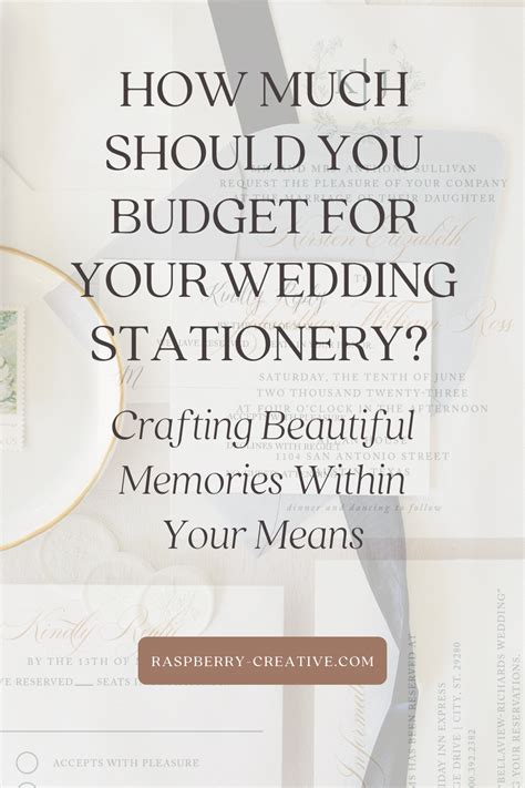How Much Should You Budget For Your Wedding Stationery Crafting