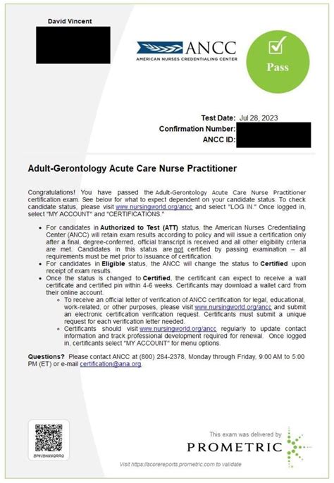 I Officially Passed The American Nurses Credentialing Center Ancc