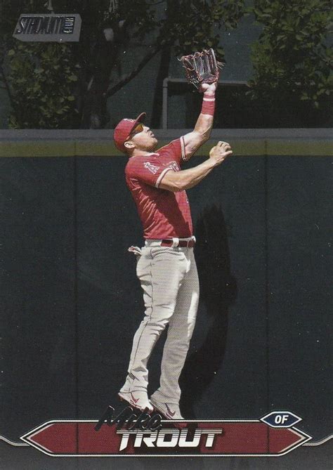 2024 Stadium Club Black Foil 1 Mike Trout Trading Card Database