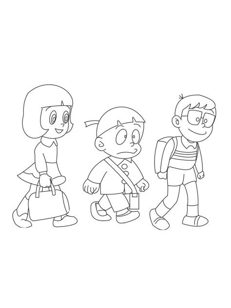 Ninja Hattori Coloring Page