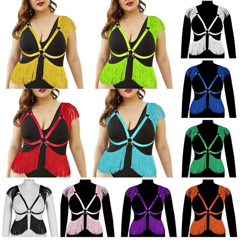 Body Bondage Goth Harness Bra Gothic Sexy Lingerie Stocking Garter Belt Plus Size Erotic Harness