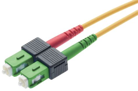 Patch Cord FO SC Duplex APC 8 Grade C LC QR Figure 8 APC 8 Grade C