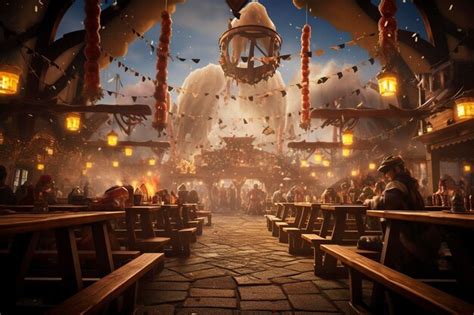 Premium Ai Image Oktoberfest Background