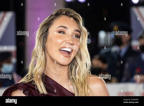 Megan Mckenna Poses For Photographers Upon Arrival At The Pride Of