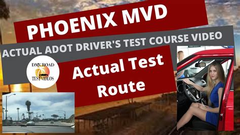 Actual Test Route Phoenix Maryvale Mvd Drivers Driving Dmv Course Az