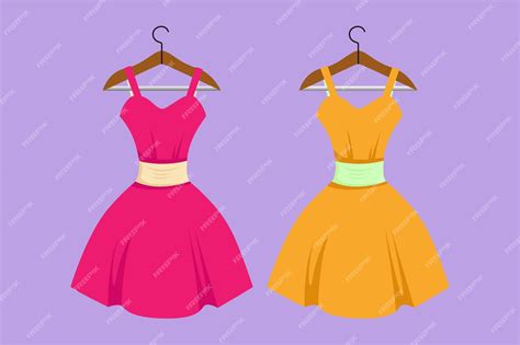 Premium Vector Character Flat Drawing Of Stylized Woman Beautiful