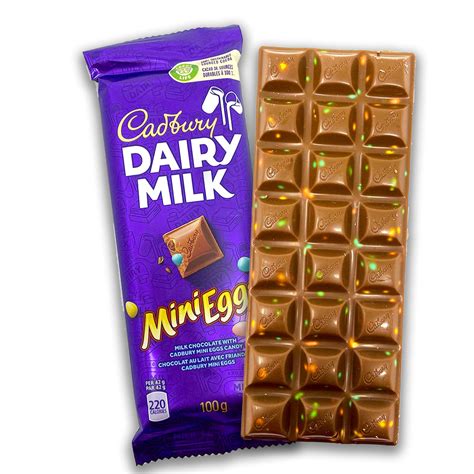 Cadbury Dairy Milk Mini Eggs Chocolate Bars 100g Candy Funhouse