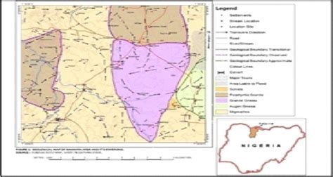 Geological Map Of The Study Area Download Scientific Diagram