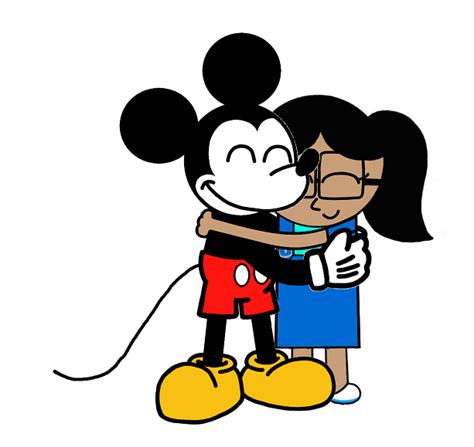 Adi Hugging Mickey Mouse By Justin2910 On Deviantart