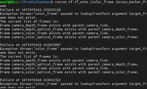 No Marker Tf Frame · Issue 111 · Pal Robotics Aruco Ros · Github