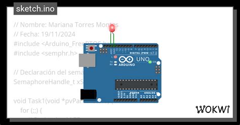 Ejercicio42p Mariana Wokwi Esp32 Stm32 Arduino Simulator