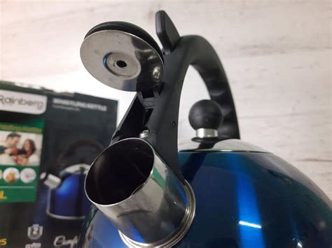 ᐉ Чайник Rainberg Rb 625 со свистком 3 л Синий • Купить в Киеве Украине • Лучшая цена в Эпицентр К