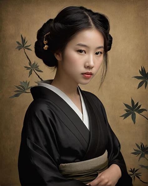 Premium Ai Image Kimono Girl